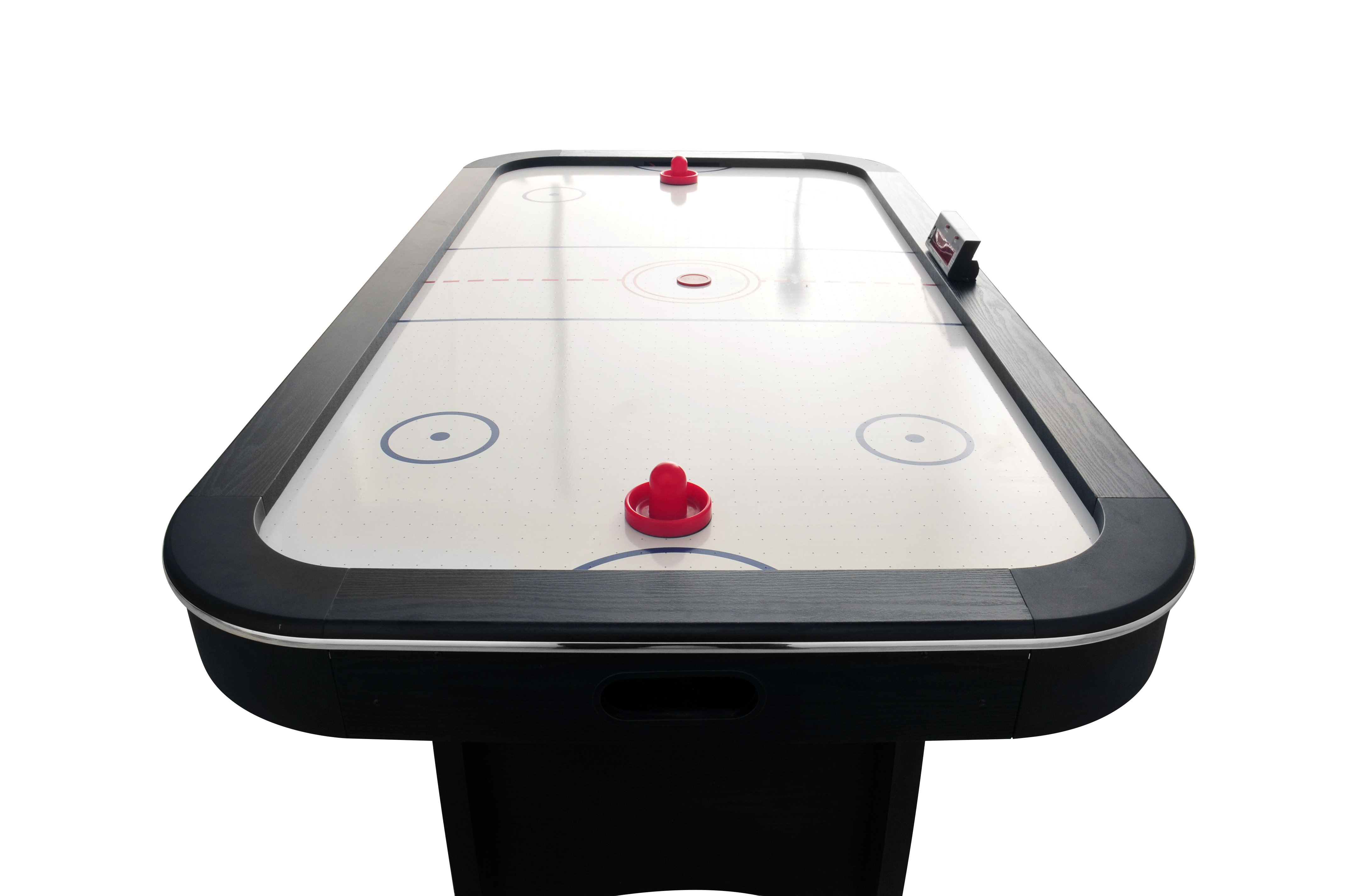 Sure Shot Competition Air Hockey Table Black White 7ft
